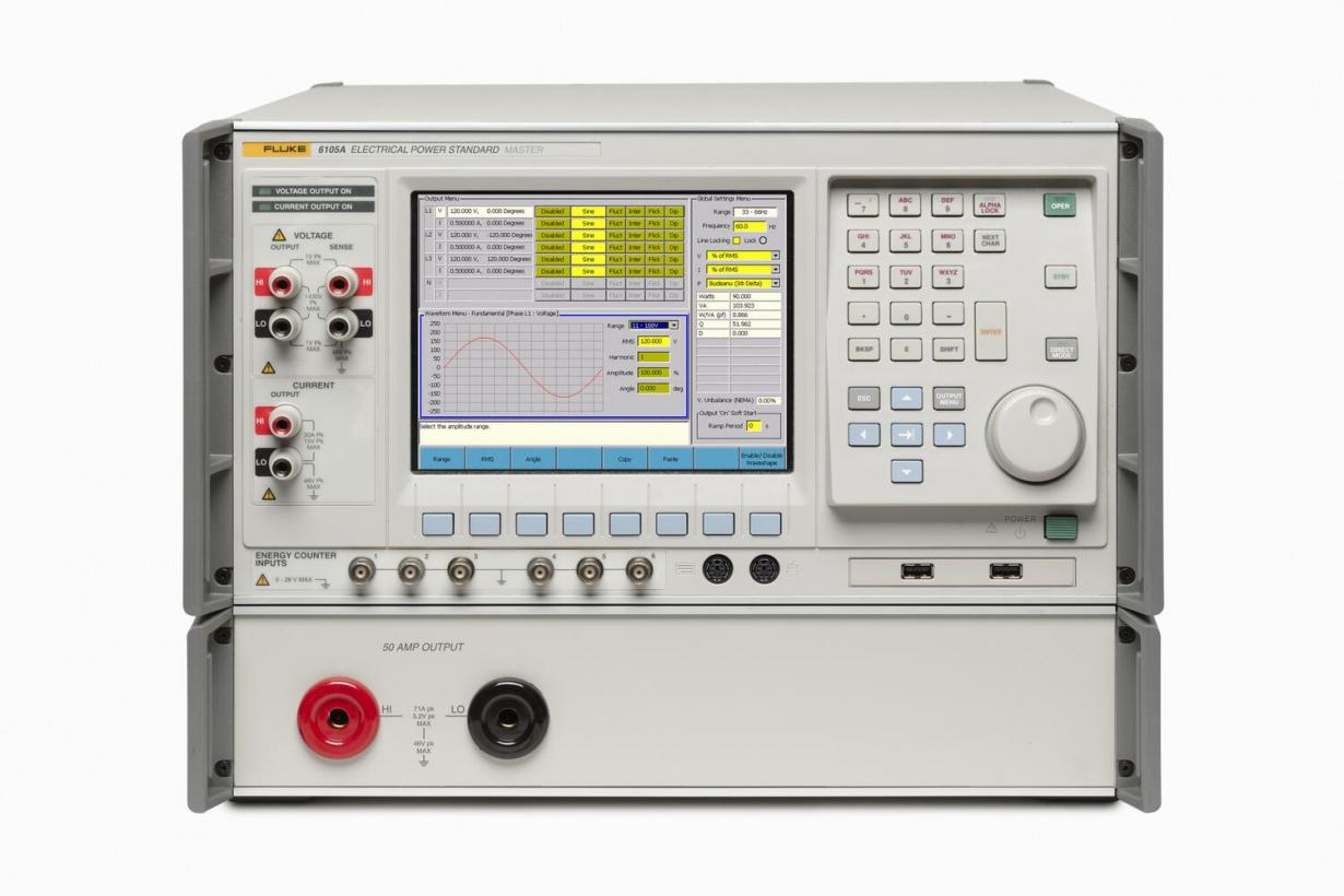 6105A/6100B 电能功率标准源 | 福禄克